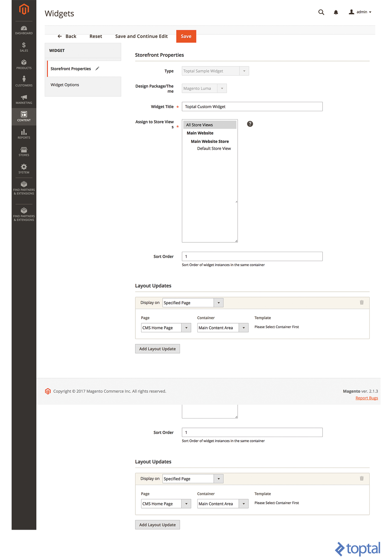 Magento 2 Custom Widget Guide | Toptal